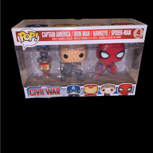 Funko | Accessories | Vaulted 26 Marvel Captain America Civil War 4 ...